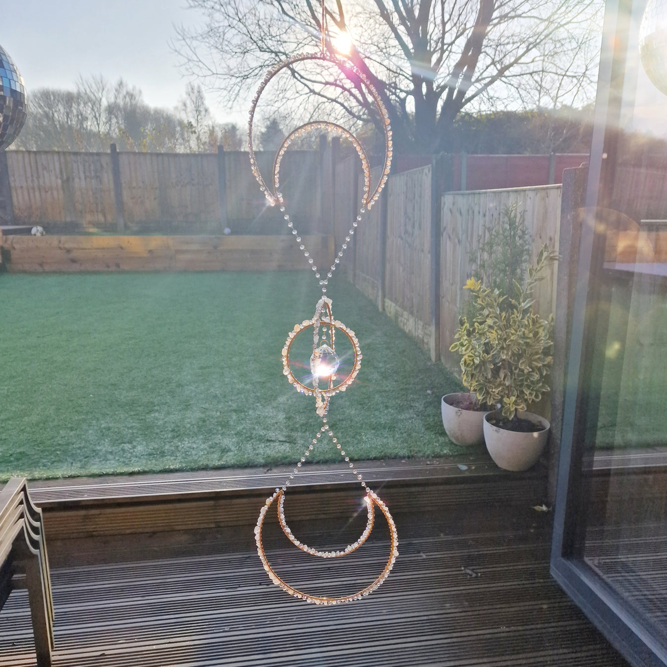 Crystal Moon Suncatcher DIY Kit Lunar Light Catcher Craft Kit - Linda ...