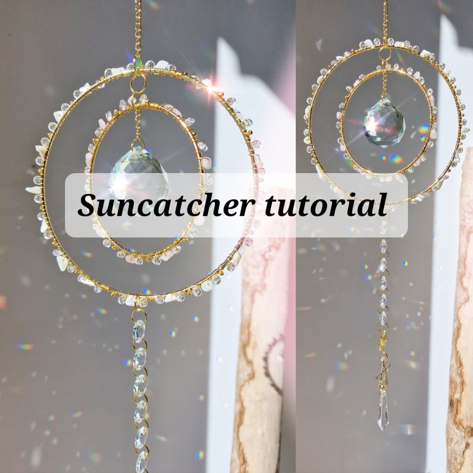 Crystal Suncatcher DIY Kit with Wire Wrapping - Alanis – Vanir Creations